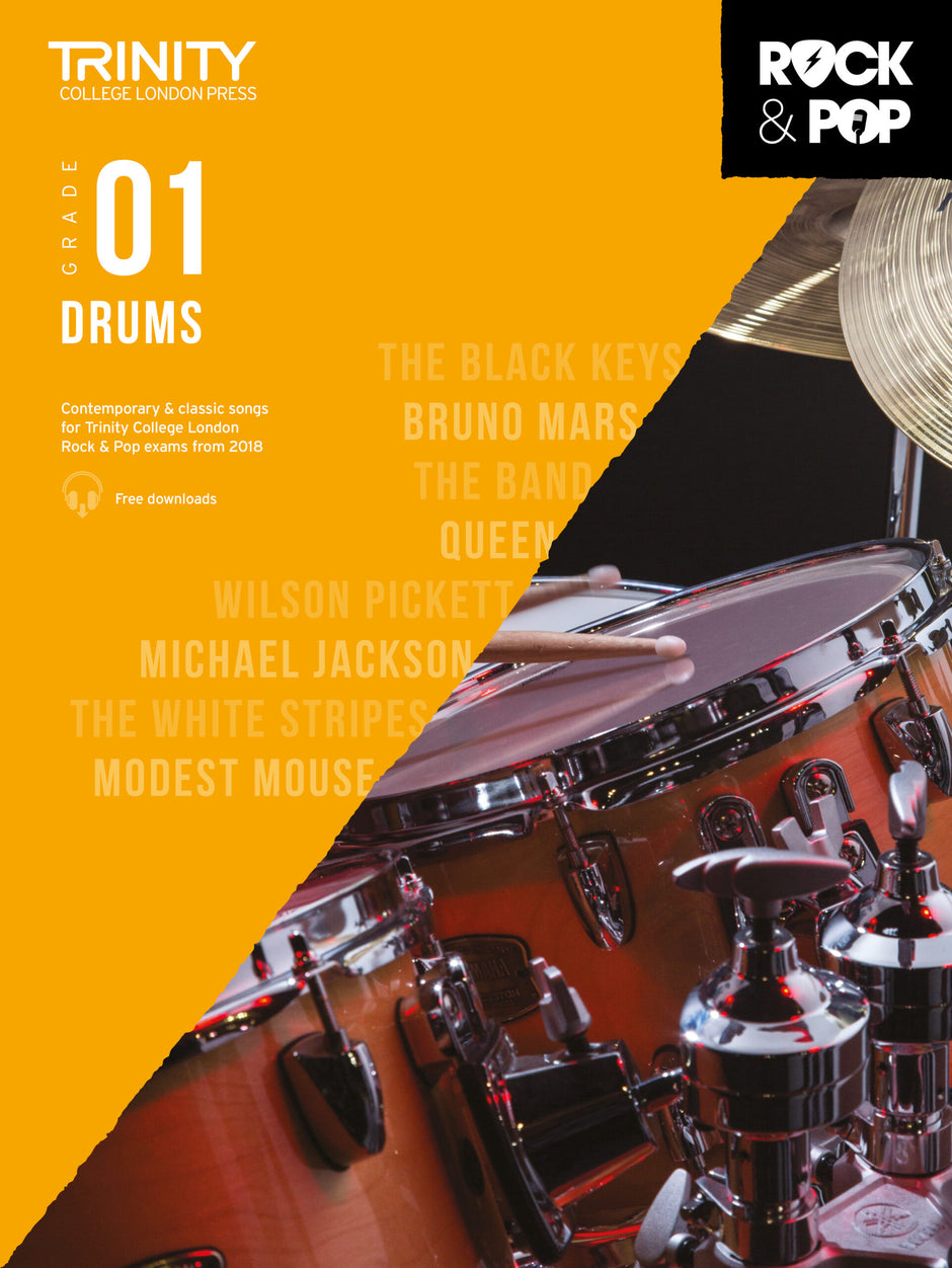 Trinity College London Press Rock & Pop Drums Syllabus – Music Exchange ...